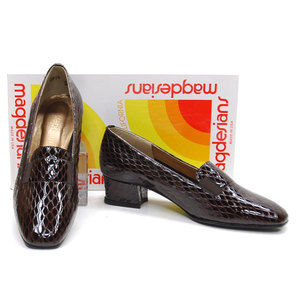 Magdesians | Shoes | Magdesians Made In Usa Rita Cobra Brown Patent ...